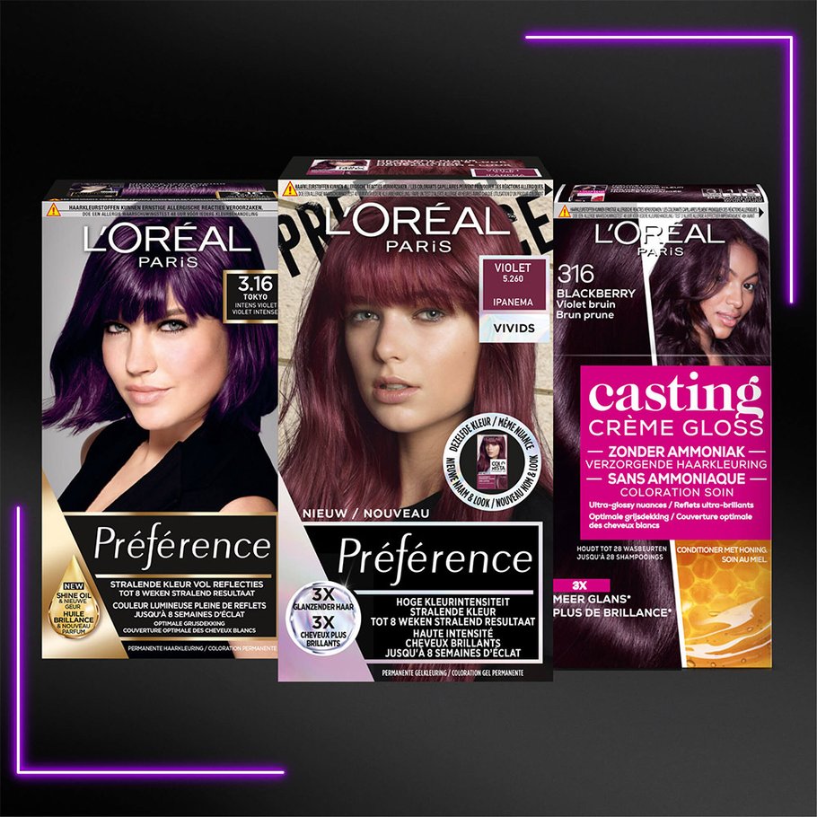 Je haar paars verven | L'Oréal Paris