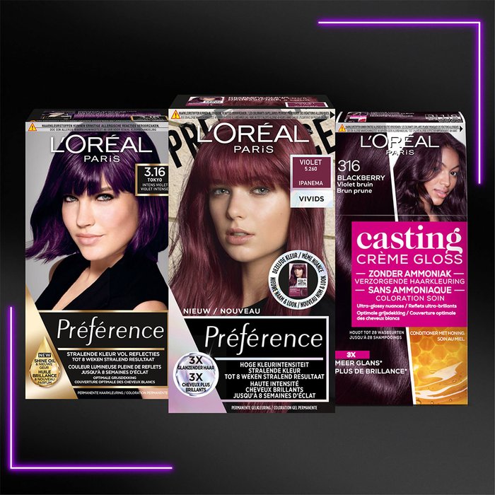 Je haar paars verven | L'Oréal Paris